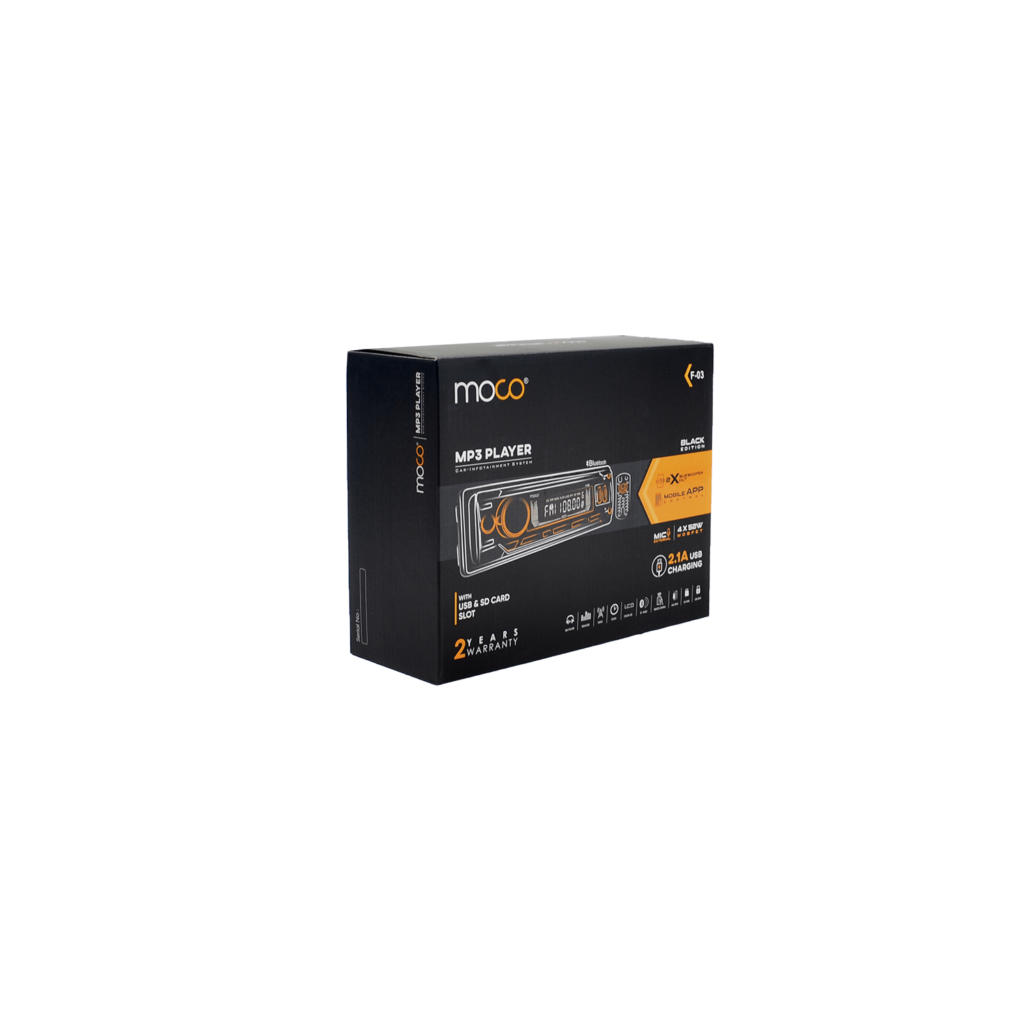 MOCO F-03 FM/BT/2 USB/MP3 Player With Sub Out – carshoppee